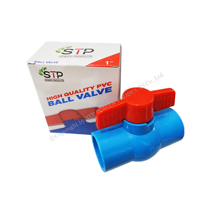 บอลวาล์ว PVC STP 1″ สวม (120) – บริษัท เอส ที พี พาวเวอร์ โพรดักส์ จำกัด